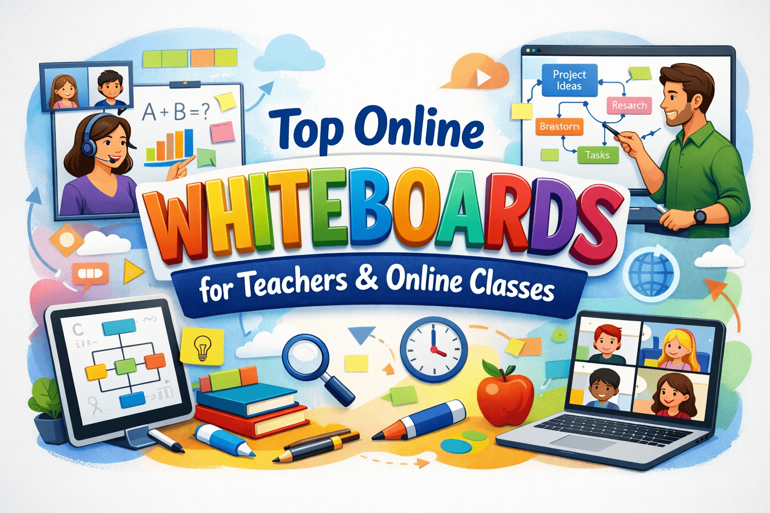 Top Online Whiteboards for Teachers and Online Classes (2026 Guide ...